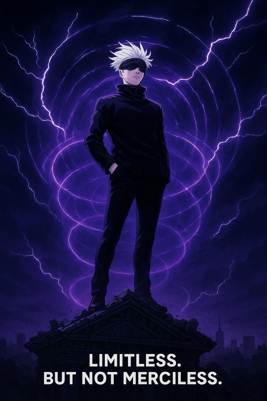Gojo Satoru Anime Poster: Jujutsu Kaisen Wall Art (digital Download A3 ...