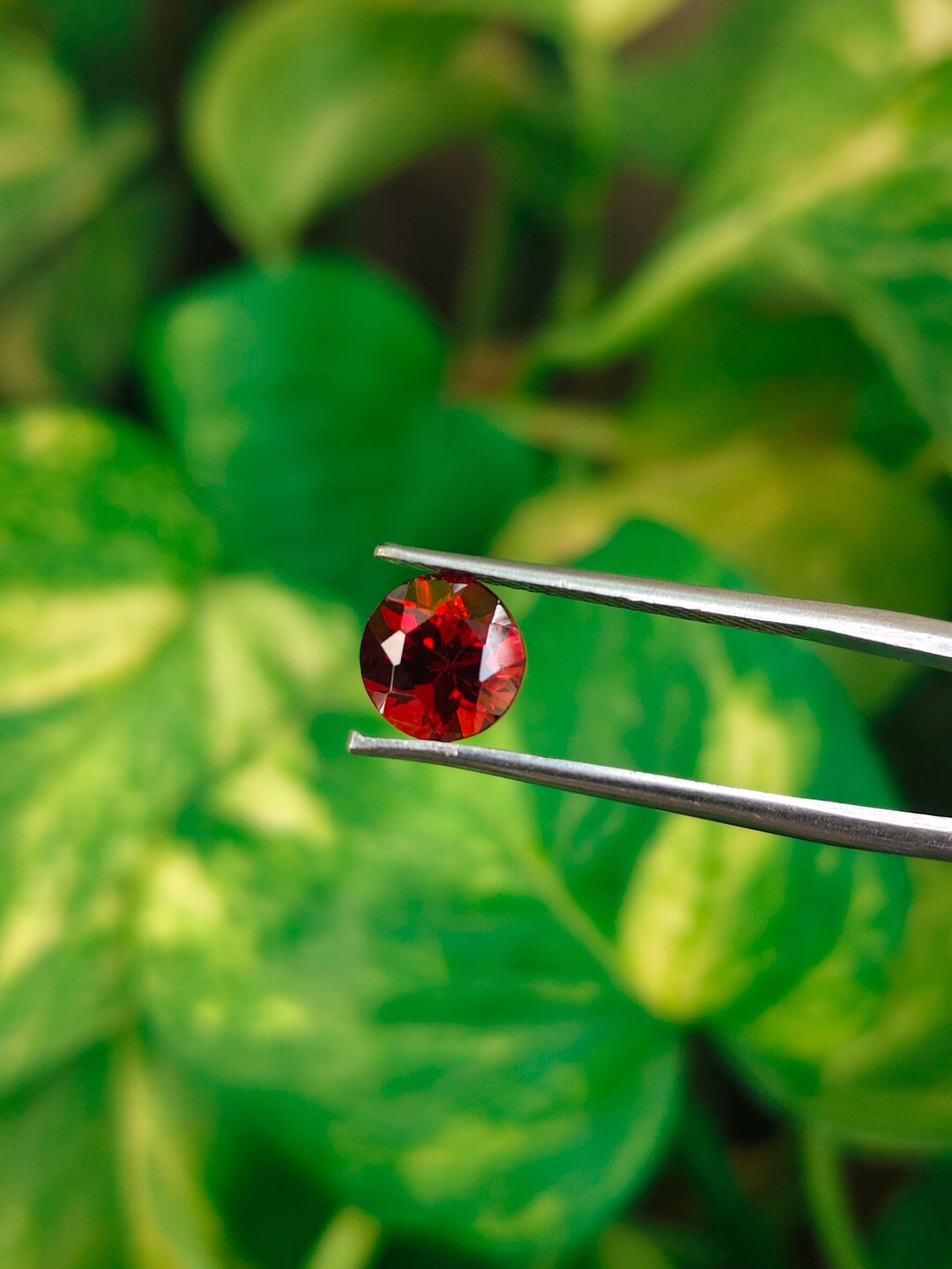 Natural Muzambique Garnet Round Blood Red Top Quality Loupe Clean 7MM ...