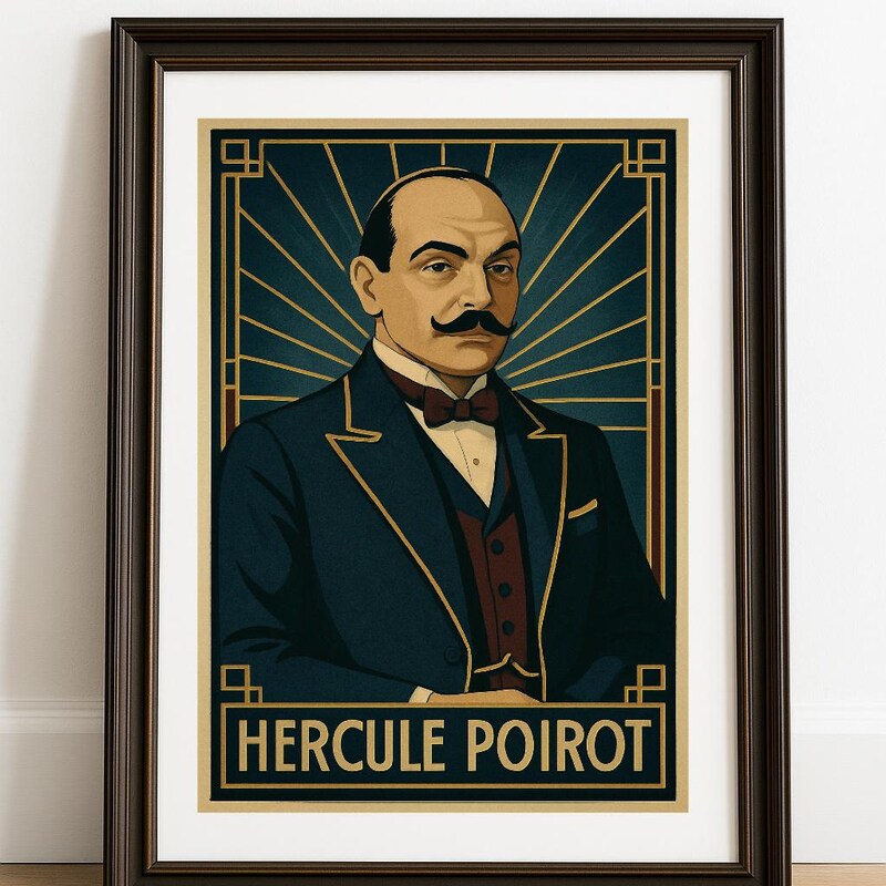 A4 Poirot Print - Etsy UK