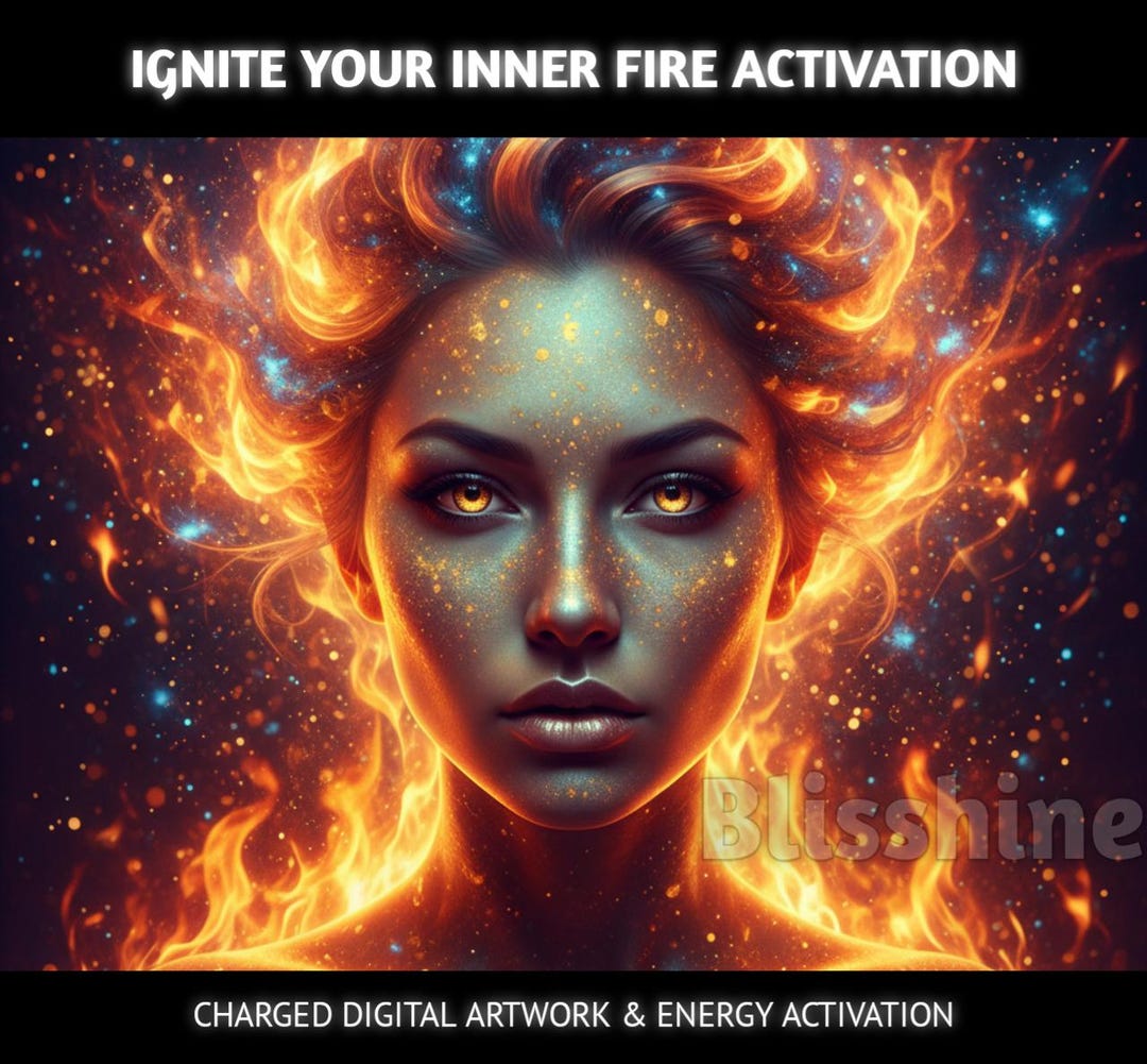 Ignite Your Inner Fire Charged Digital Artwork - Etsy