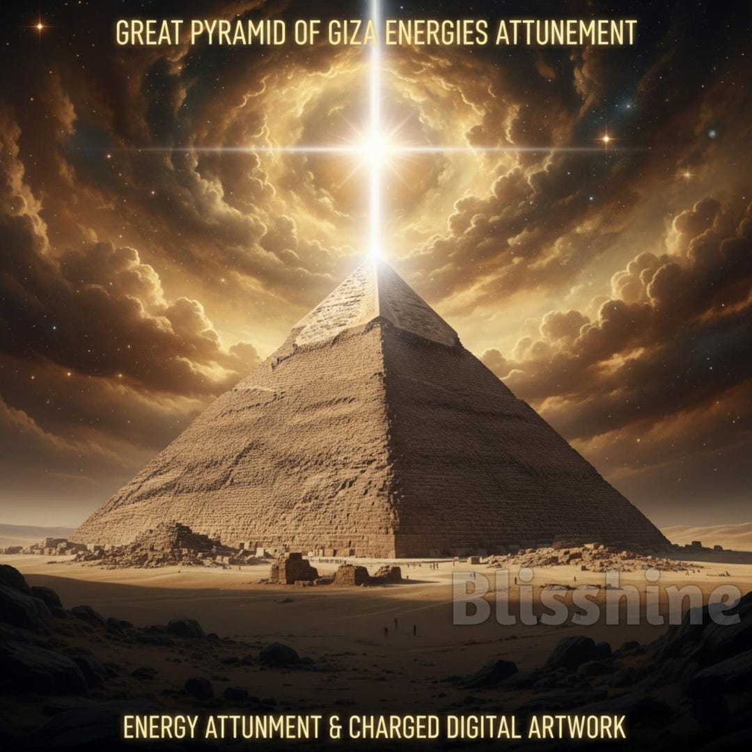 Great Pyramid of Giza Energies Charged Digital Artwork + Energetic ...