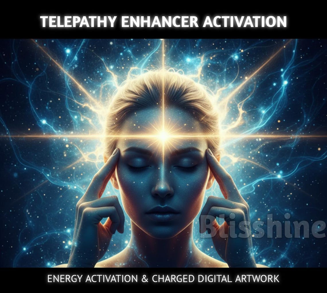 Telepathy Charged Digital Artwork - Etsy