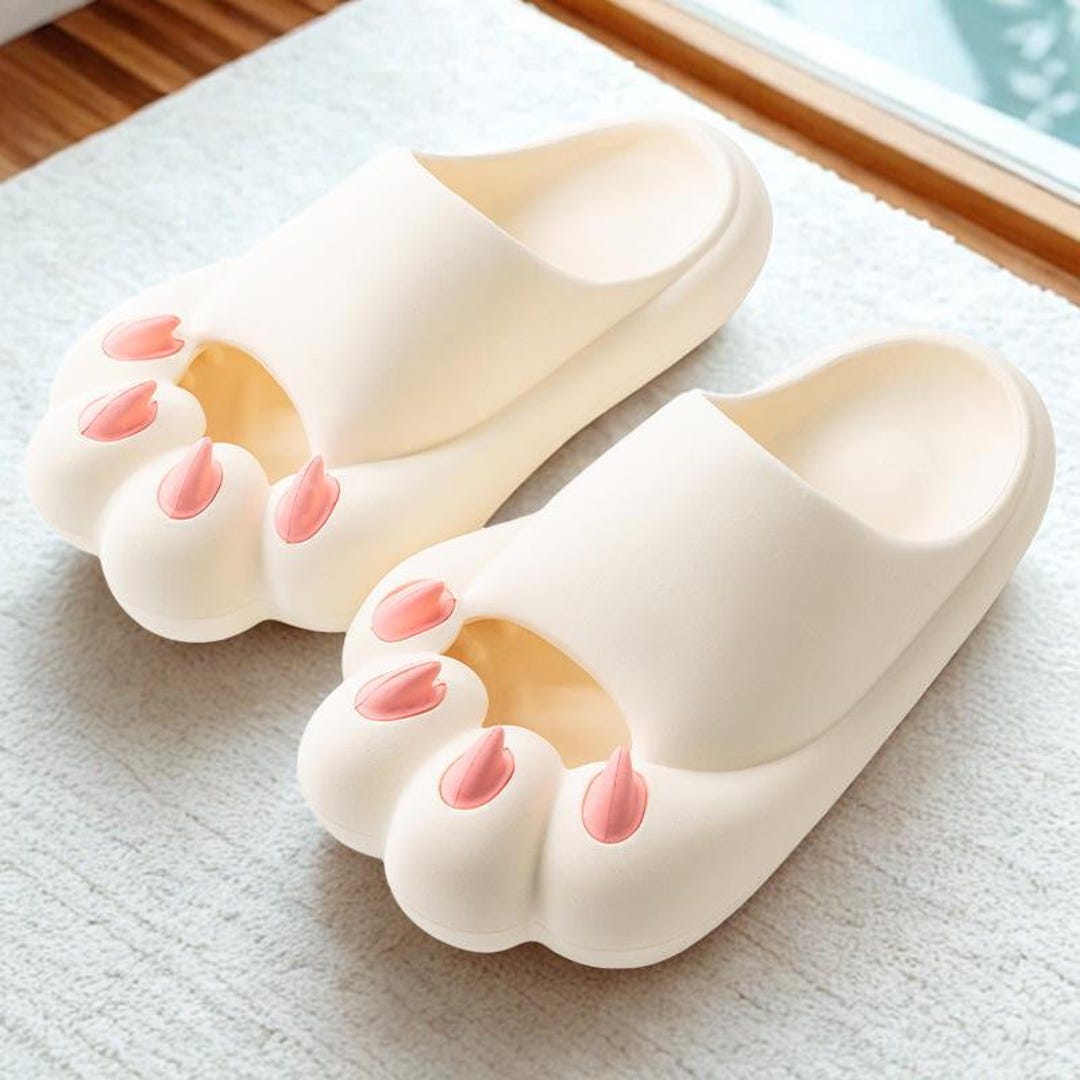 Bear Paw Slides - Fun Sandals for Summer - Soft, Flexible, and Non-slip ...