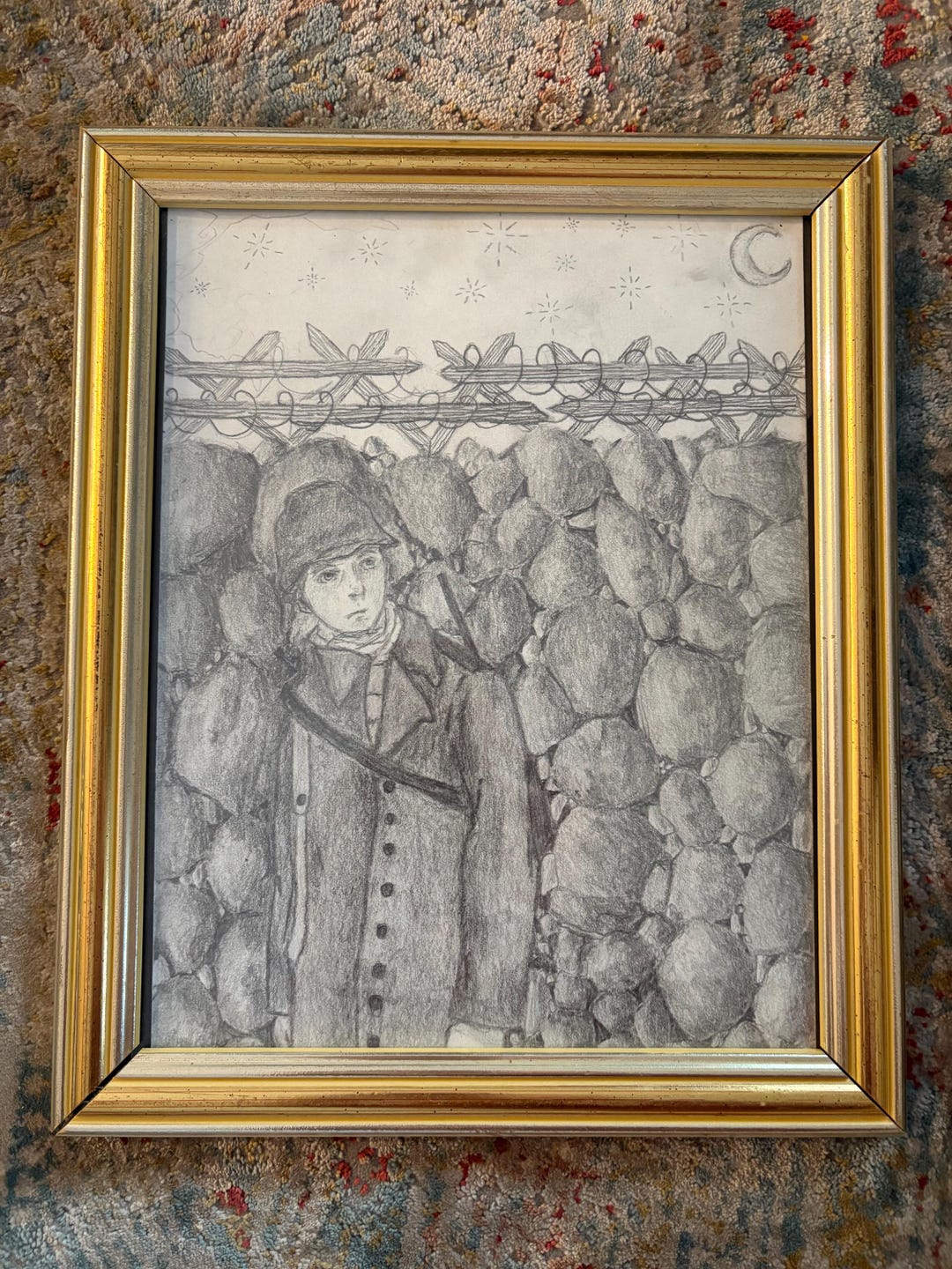 Young Enlisted Solider Graphite Drawing - Etsy