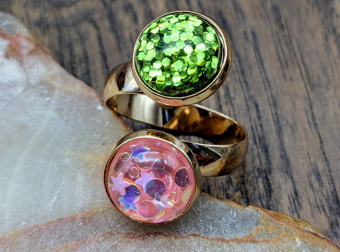 Wicked, Wicked Ring, Pink and Green Ring, Sparkle Oz, for Good, Because ...