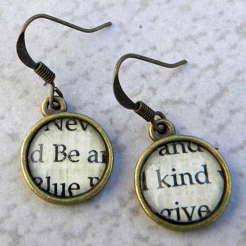 Word Earrings Be Kind Earrings Kindness Earrings | Etsy