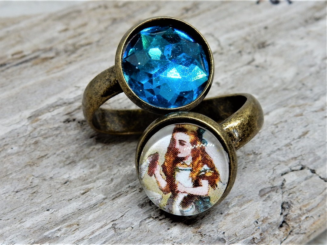 Alice in Wonderland Ring, Alice Ring, Alice in Wonderland Jewelry ...