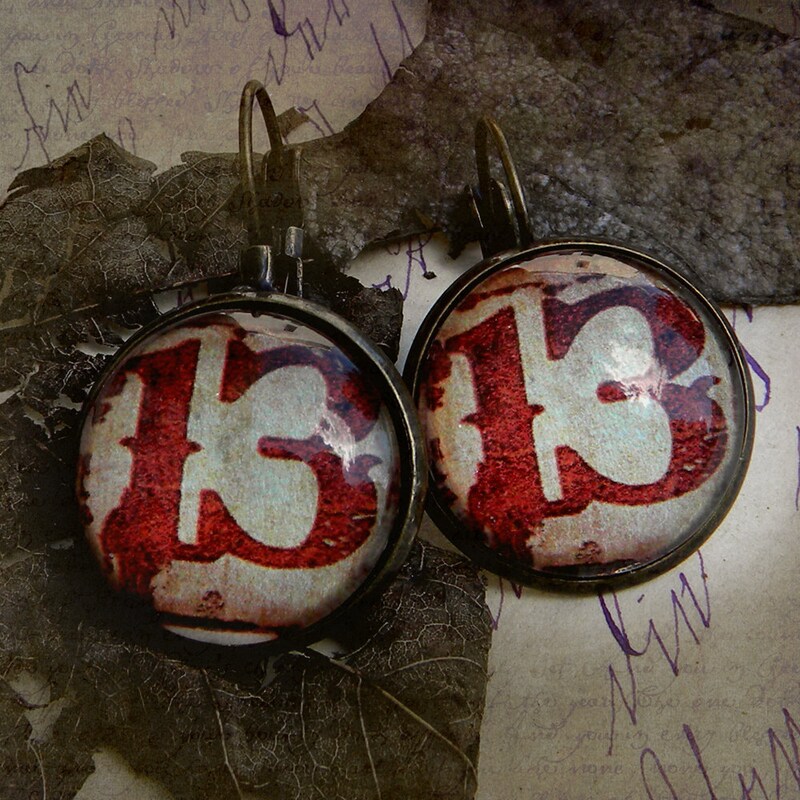 Lucky 13 Charm - Etsy