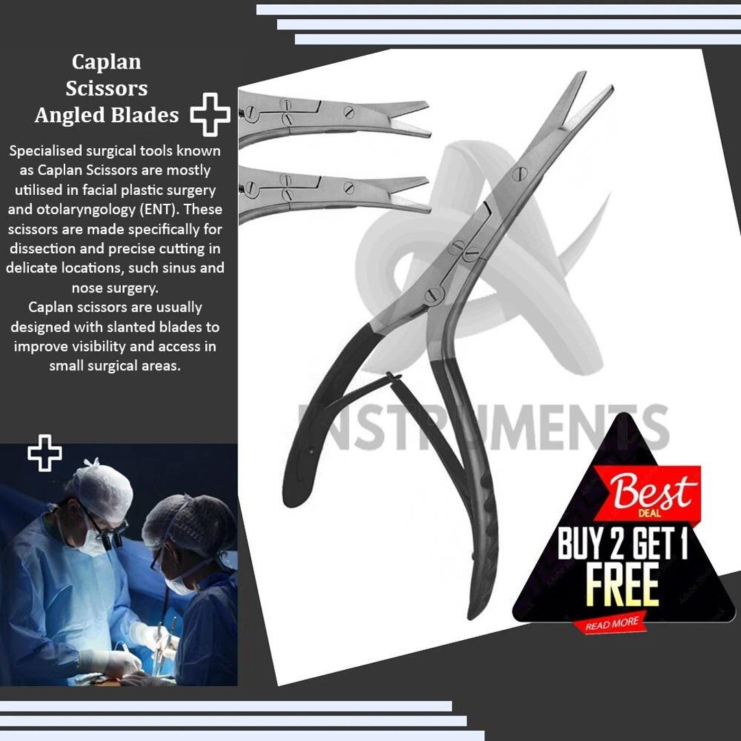 Caplan Nasal Shears Septum Scissors – 20cm | TC Double-action ENT ...