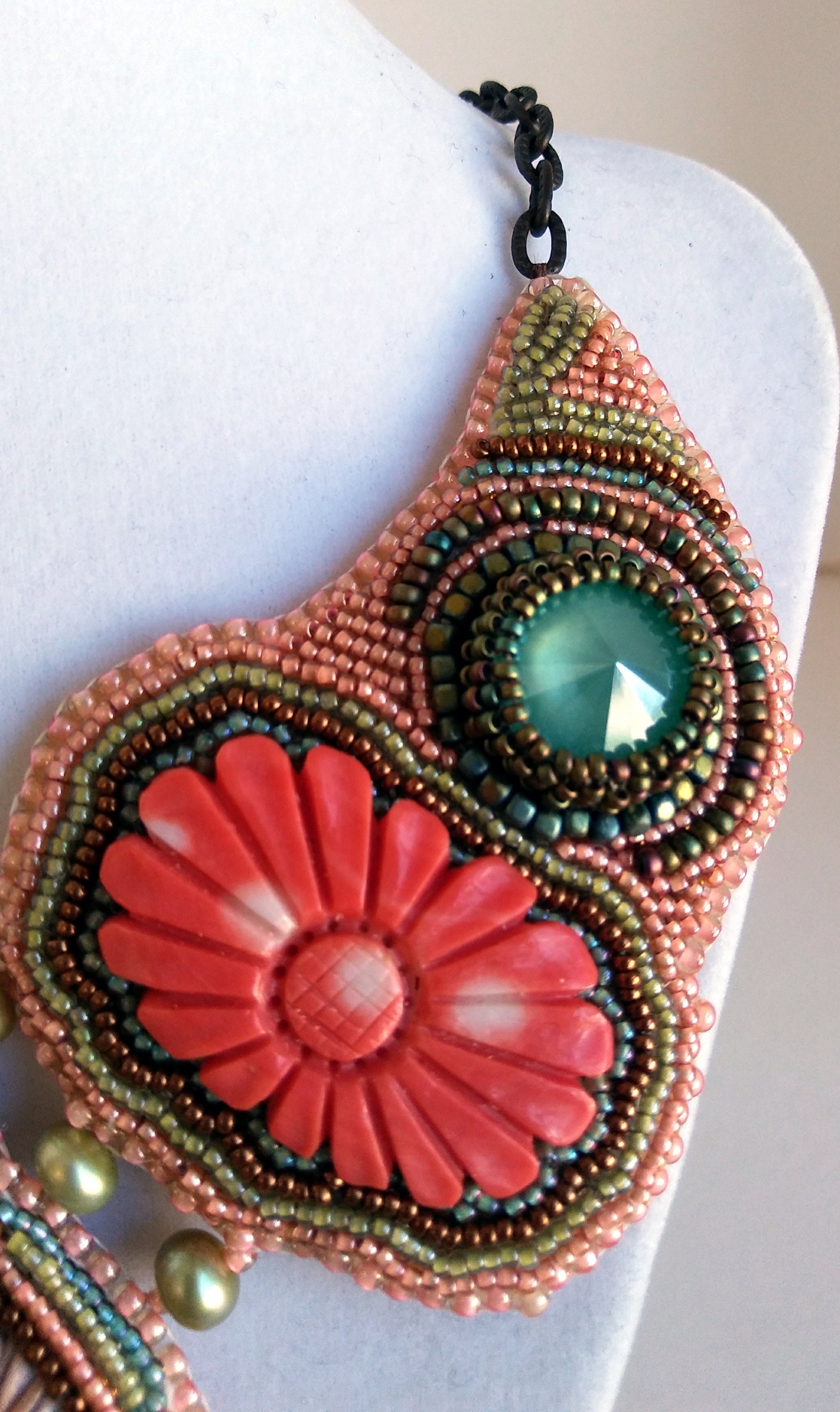 Bead Embroidered Bead Work Exclusive Laura Mears Indian Princess OOAK ...