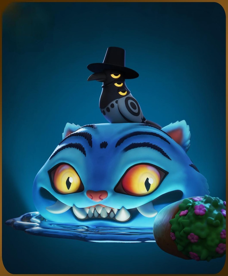 Adorable Derpy Tiger Chibi | Kpop Demon Slayer Fan Art | STL 3D Print ...