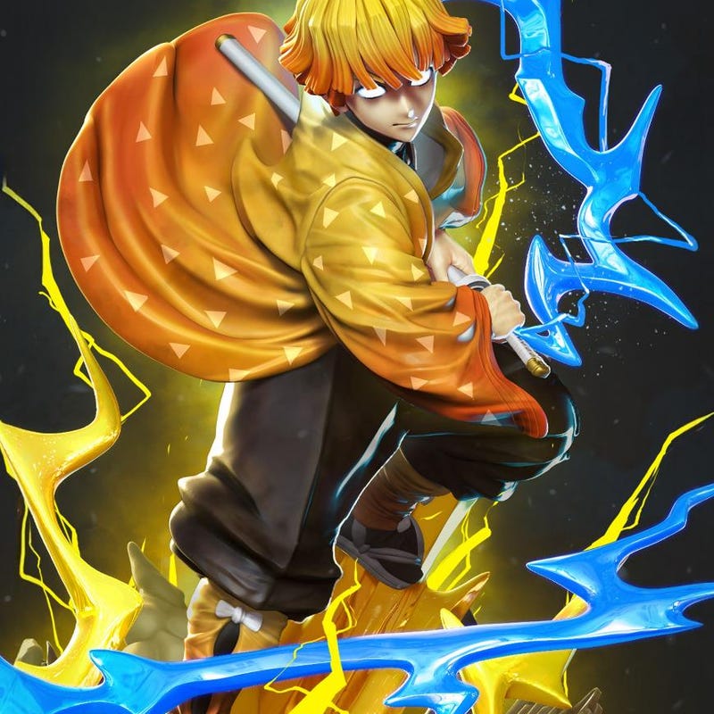 Zenitsu Haori Pattern - Etsy