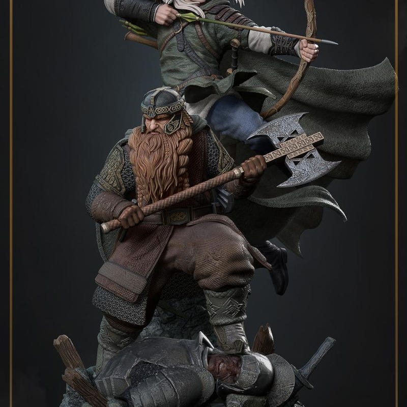 Dwarf and Elf Stl - Etsy