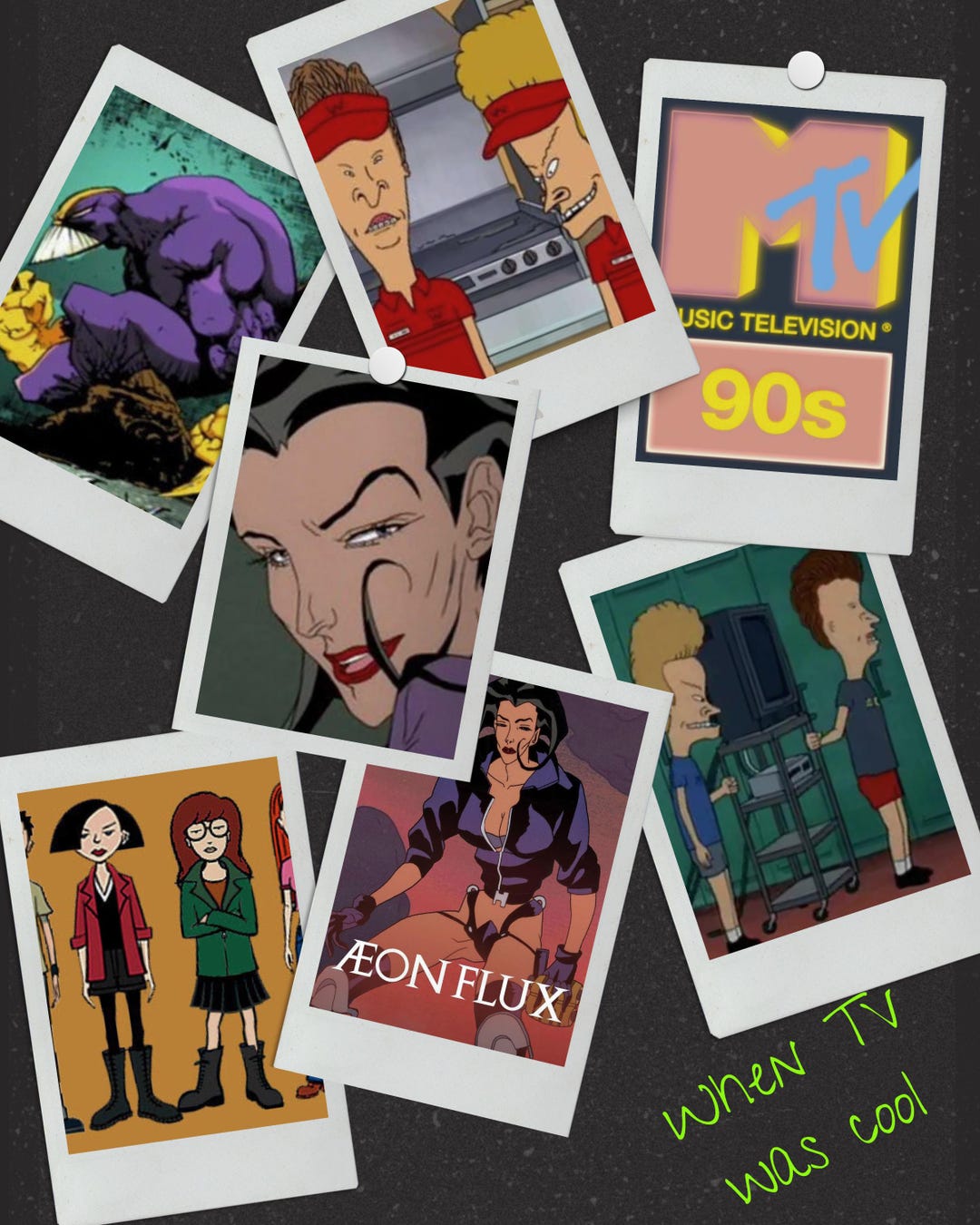 90s MTV Cartoons Collage: Retro Animation Art Print (digital Download ...