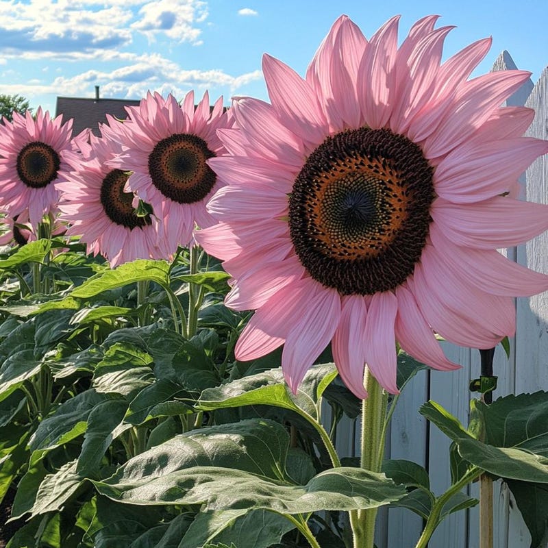 Midnight Blaze Sunflower - Etsy Australia