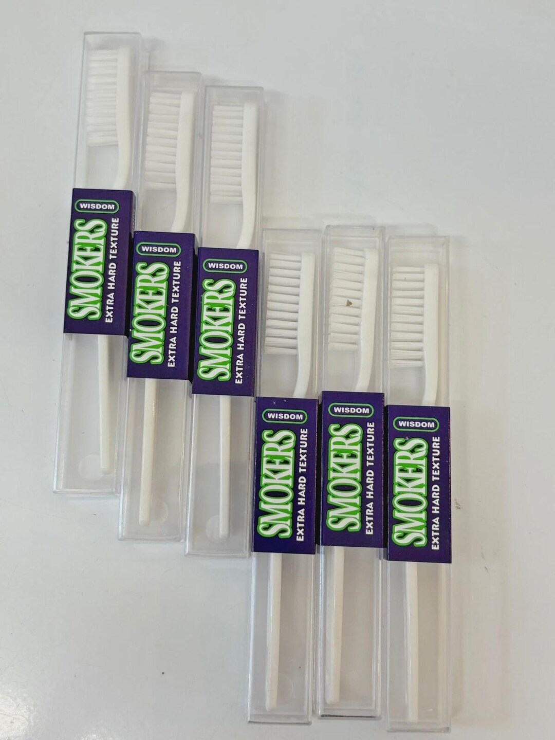Wisdom Smokers Extra Hard Texture Toothbrush – Pack of 6 - Etsy