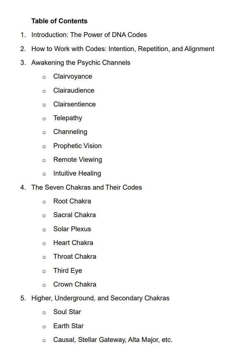 DNA Activation Ebook: Chakra Healing, Psychic Awakening (PDF Guidebook ...