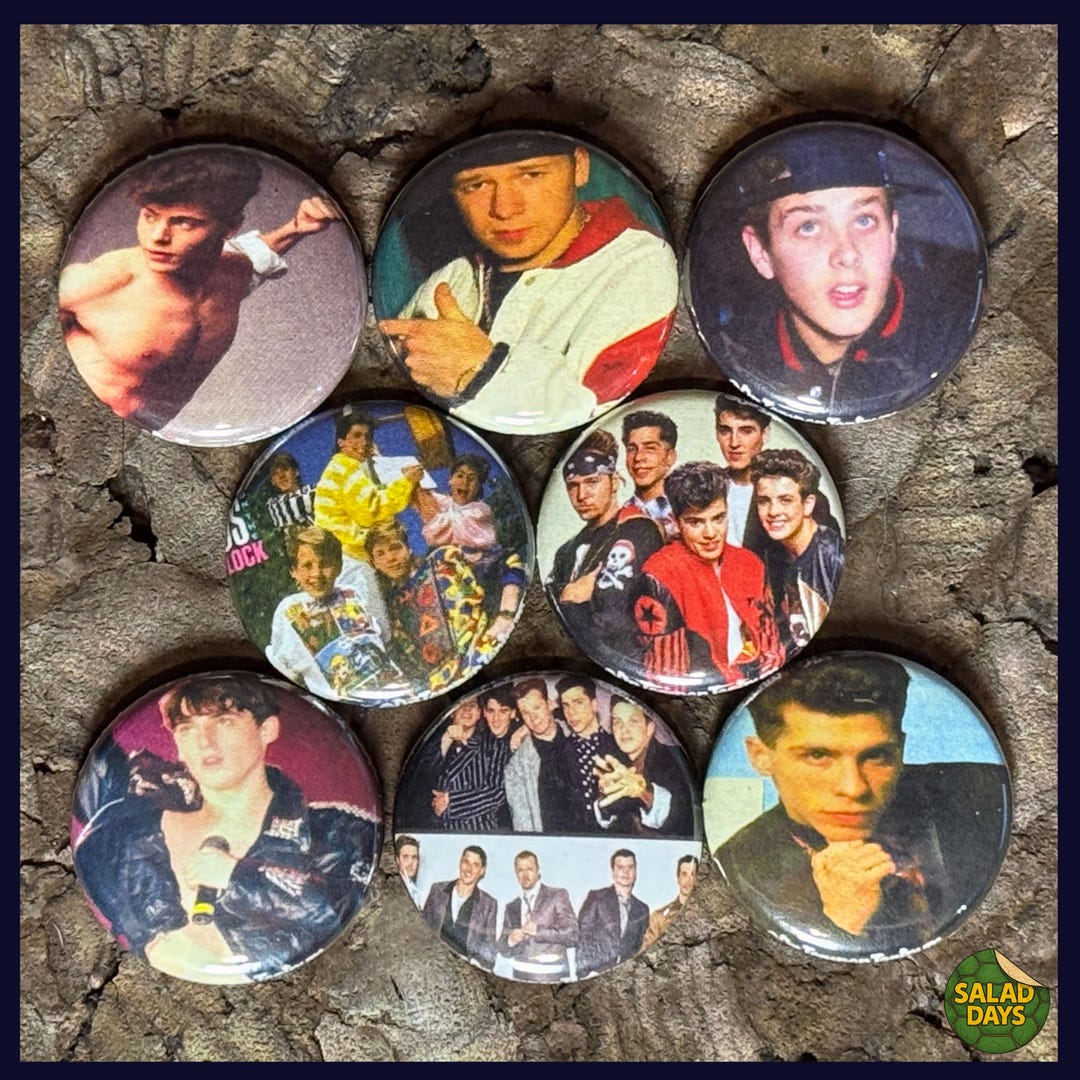 New Kids on the Block -1" Buttons- 8 Pack - Etsy