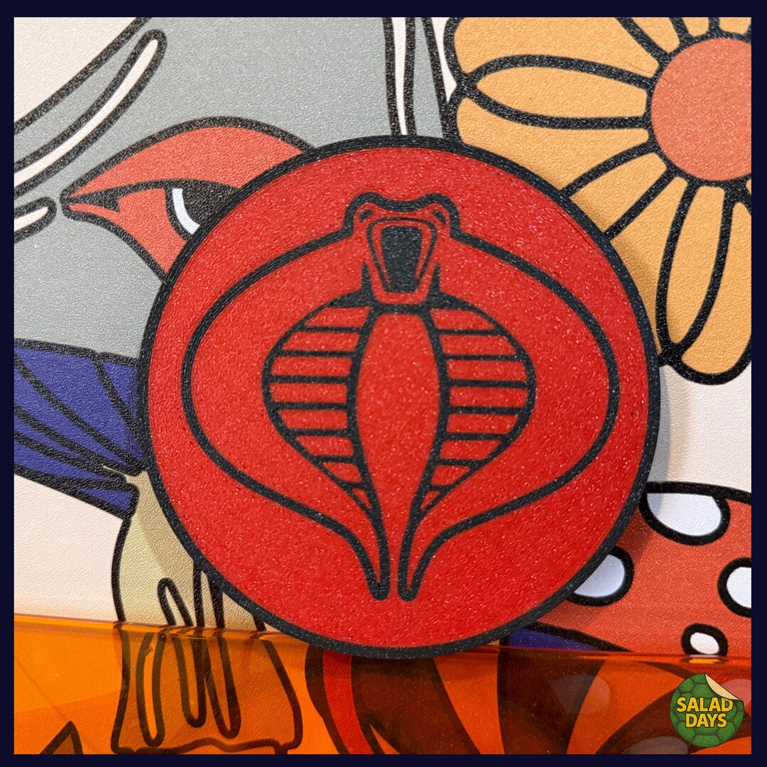Cobra -drink Coaster- Yo Joe - Etsy