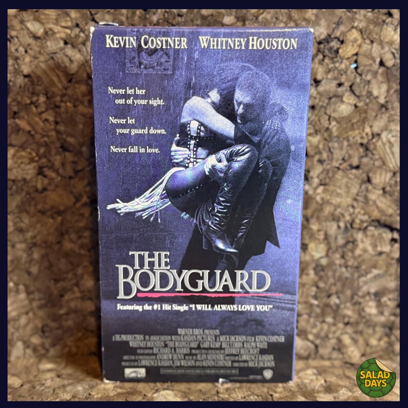 Bodyguard, the -VHS- Kevin Costner Whitney Houston - Etsy
