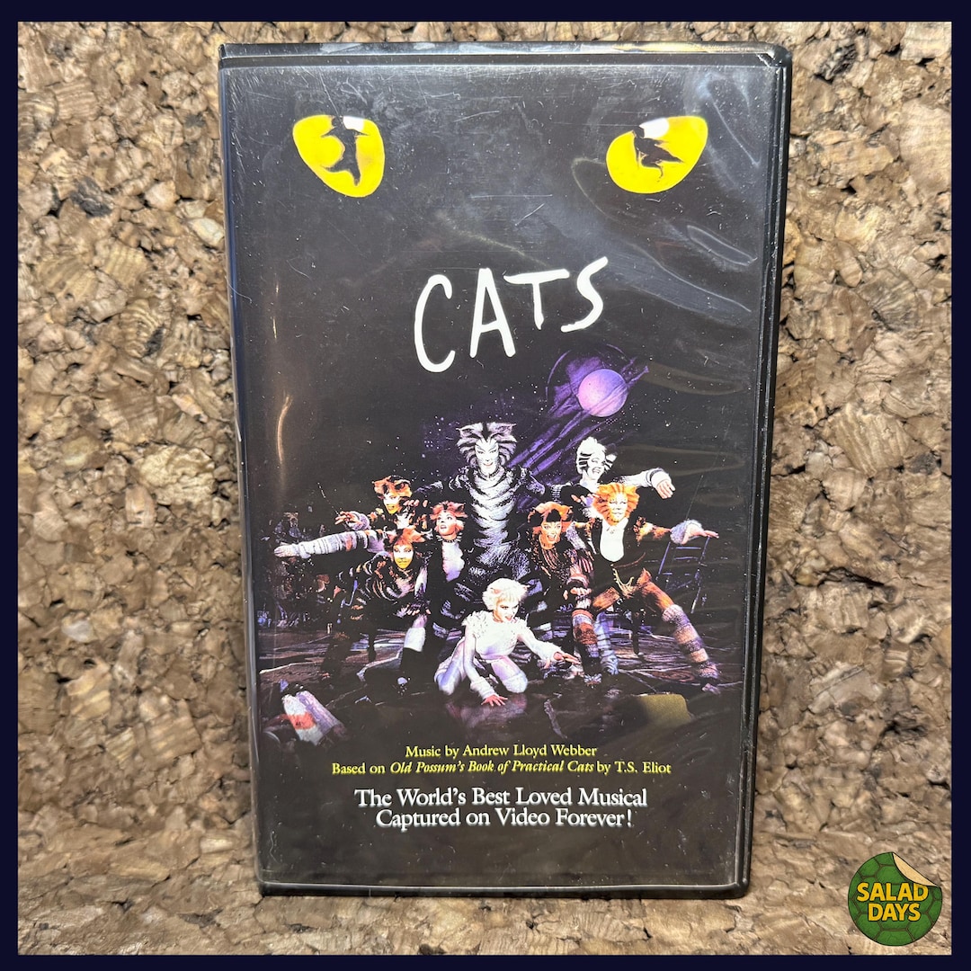 Cats -VHS- Andrew Lloyd Webber Musical - Etsy