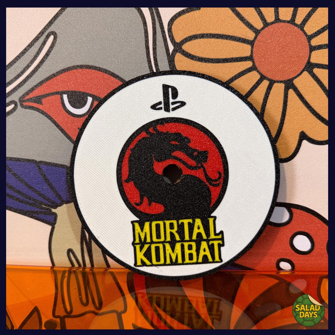 Mortal Kombat -drink Coaster- PS1 Style - Etsy