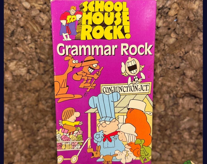Schoolhouse Rock -VHS- Grammar Rock - Etsy
