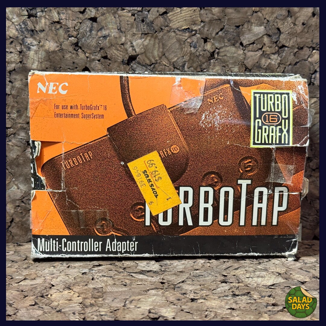 Turbotap -turbo Grafx- Multi Controller Adapter Box & Papers - Etsy