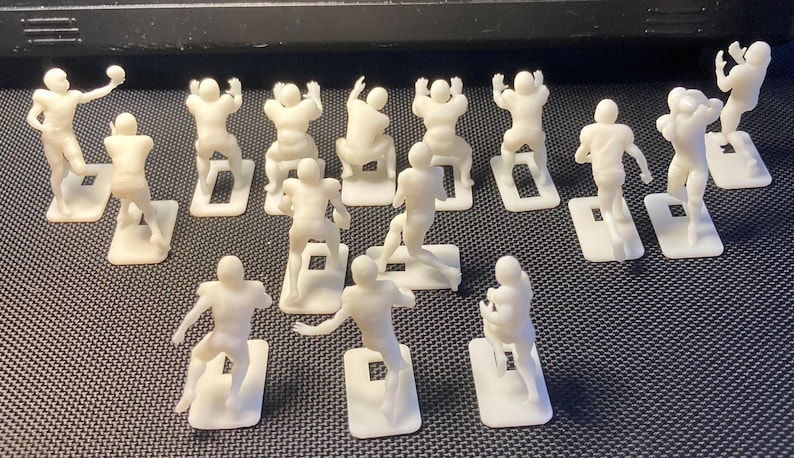 30 Unpainted Electric Football Figures Offense and Defense November Set ...