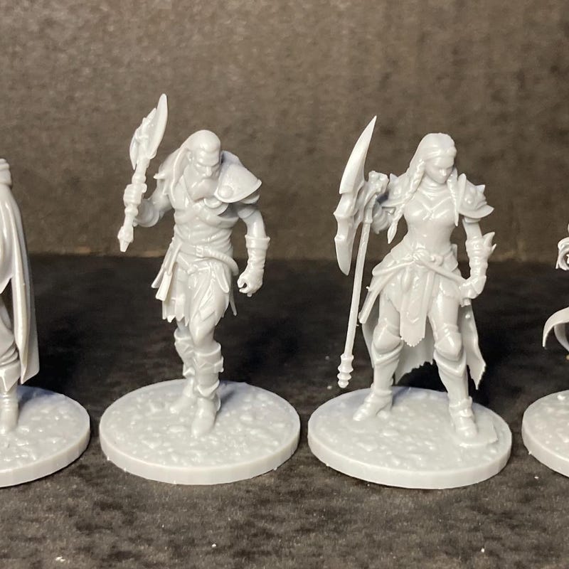 Druid Barbarian Miniatures - Etsy