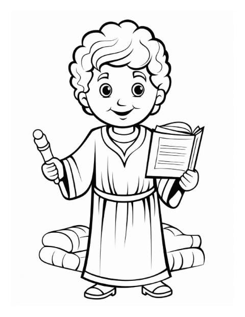 120 Bible Coloring Pages for Kids, Christian Printable Pages - Etsy