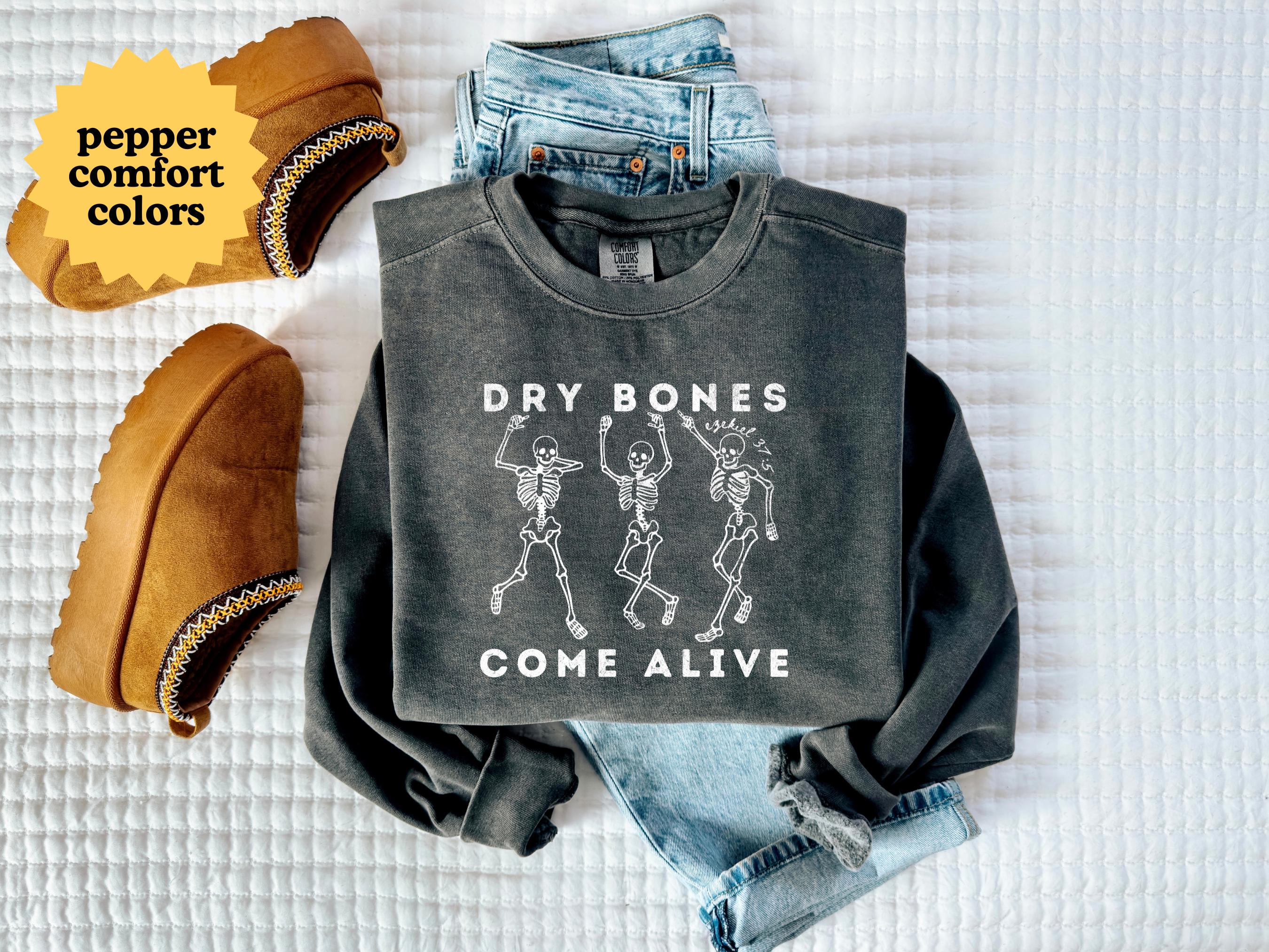 Christian Halloween PNG SVG, Dry Bones Come Alive Ezekiel 37 Dancing ...