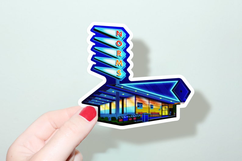Norm's Diner Sticker - Etsy