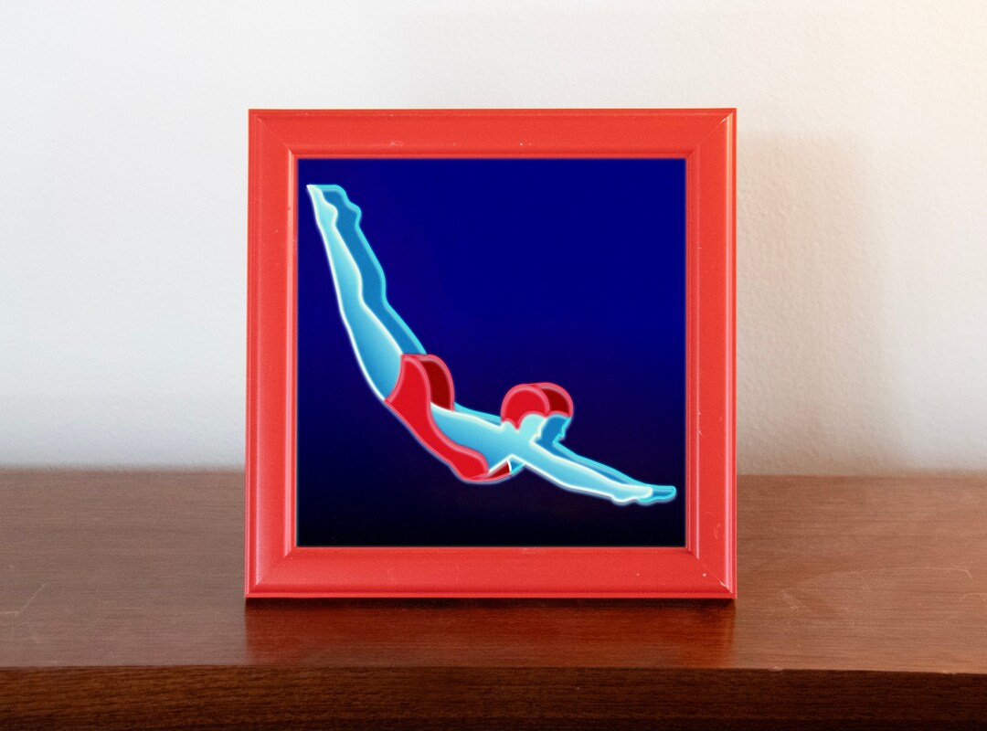 Neon Diver - Etsy