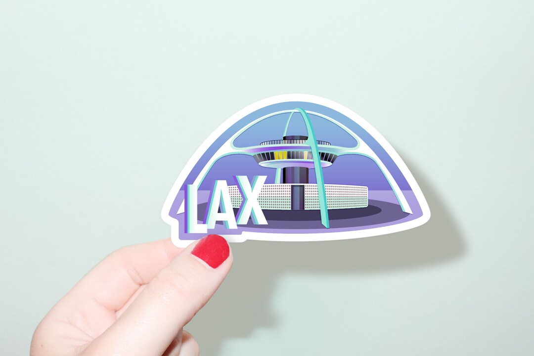 LAX 1961 Sticker - Etsy