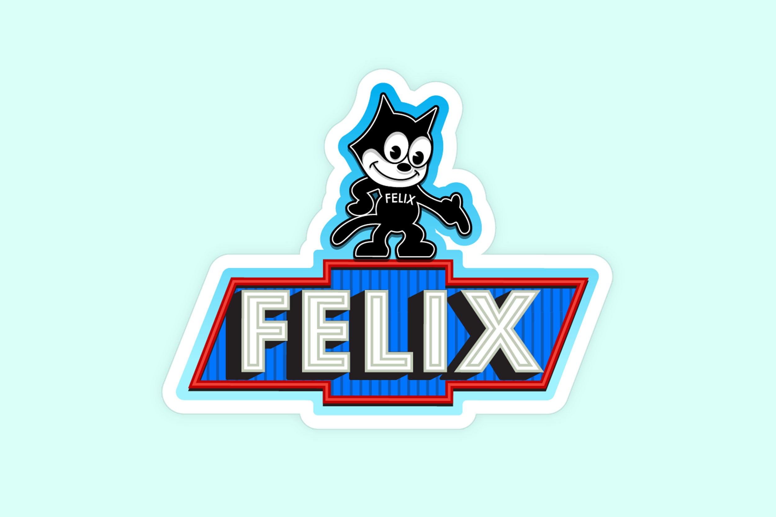 Felix Sign Sticker - Etsy
