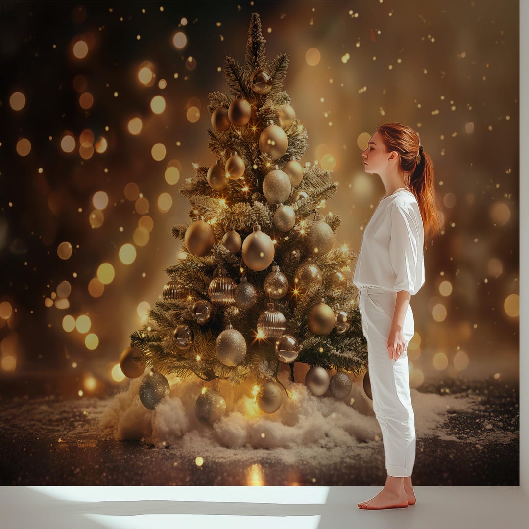 Christmas Tree Cafe Restaurant Wallpaper, New Year's Eve Photography ...