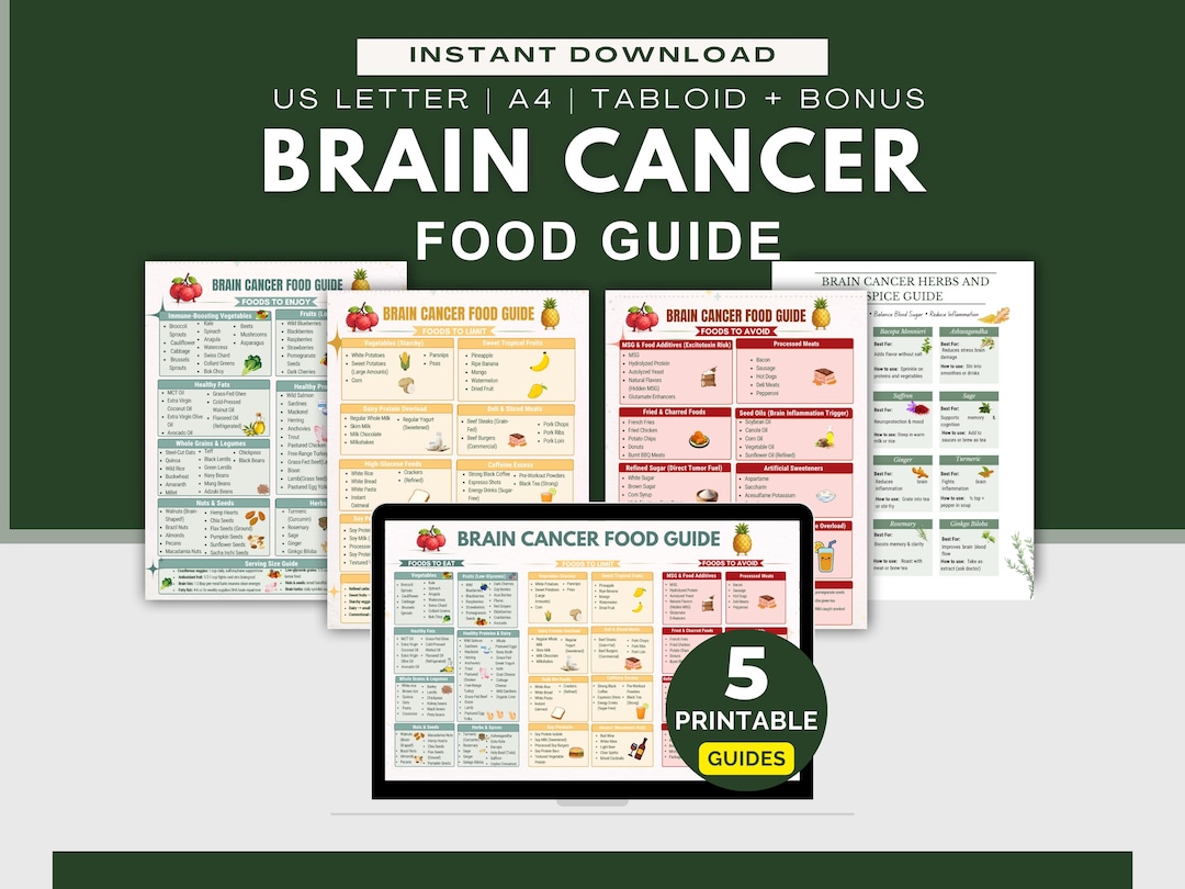 Brain Cancer Diet Food Guide, Foods to Eat and Avoid With Brain Cancer ...