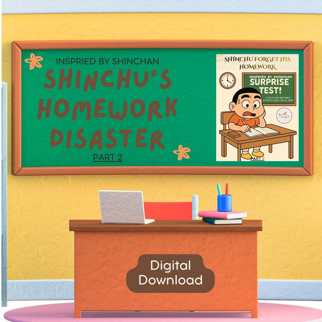 Shinchu School Fun Printable Part 2| 8 Kids Activity Pages for All Ages ...