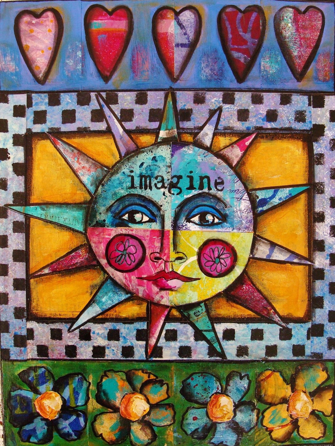 Greeting Cardoriginal Art Print - Etsy