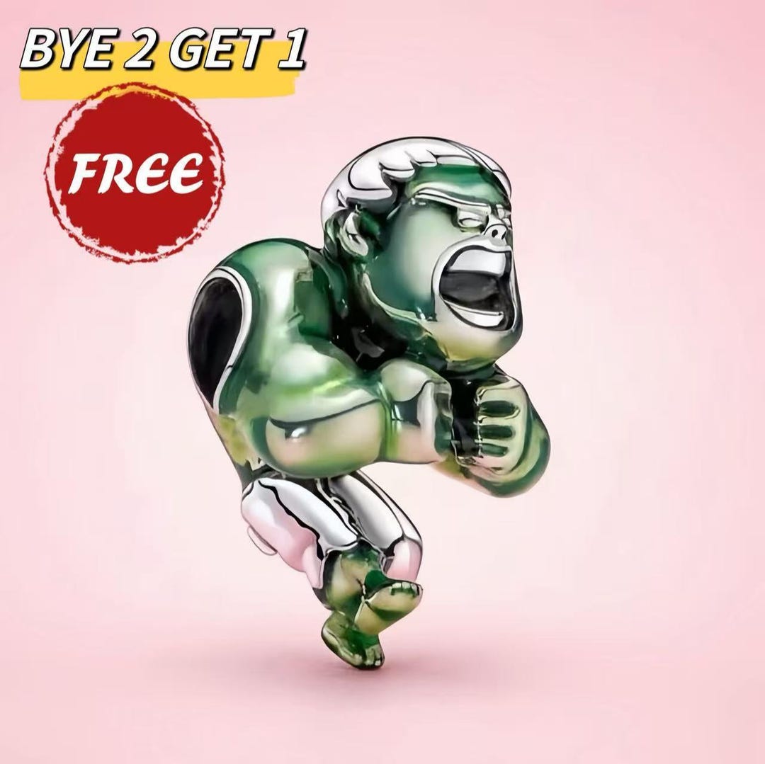 Hulk Pendant, Marvel Heroes, Sterling Silver Handmade Silver Beads ...