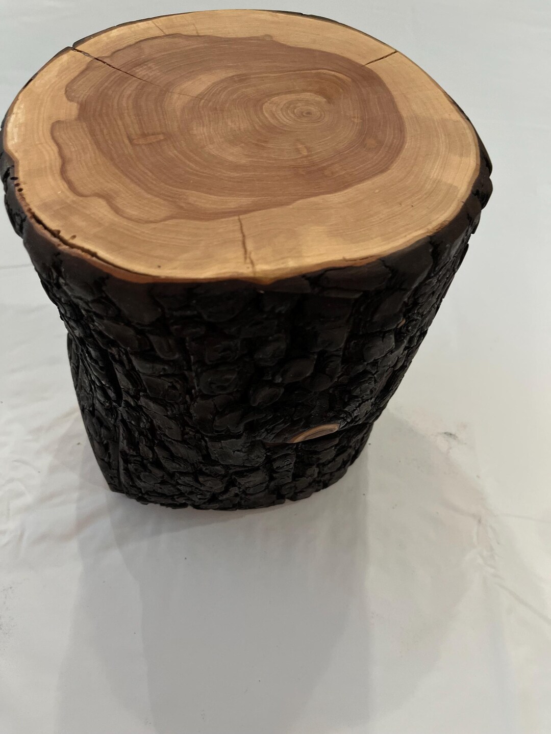 Handcrafted 6 Piece Large Alligator Juniper (bark On) Wood Log Puzzle ...