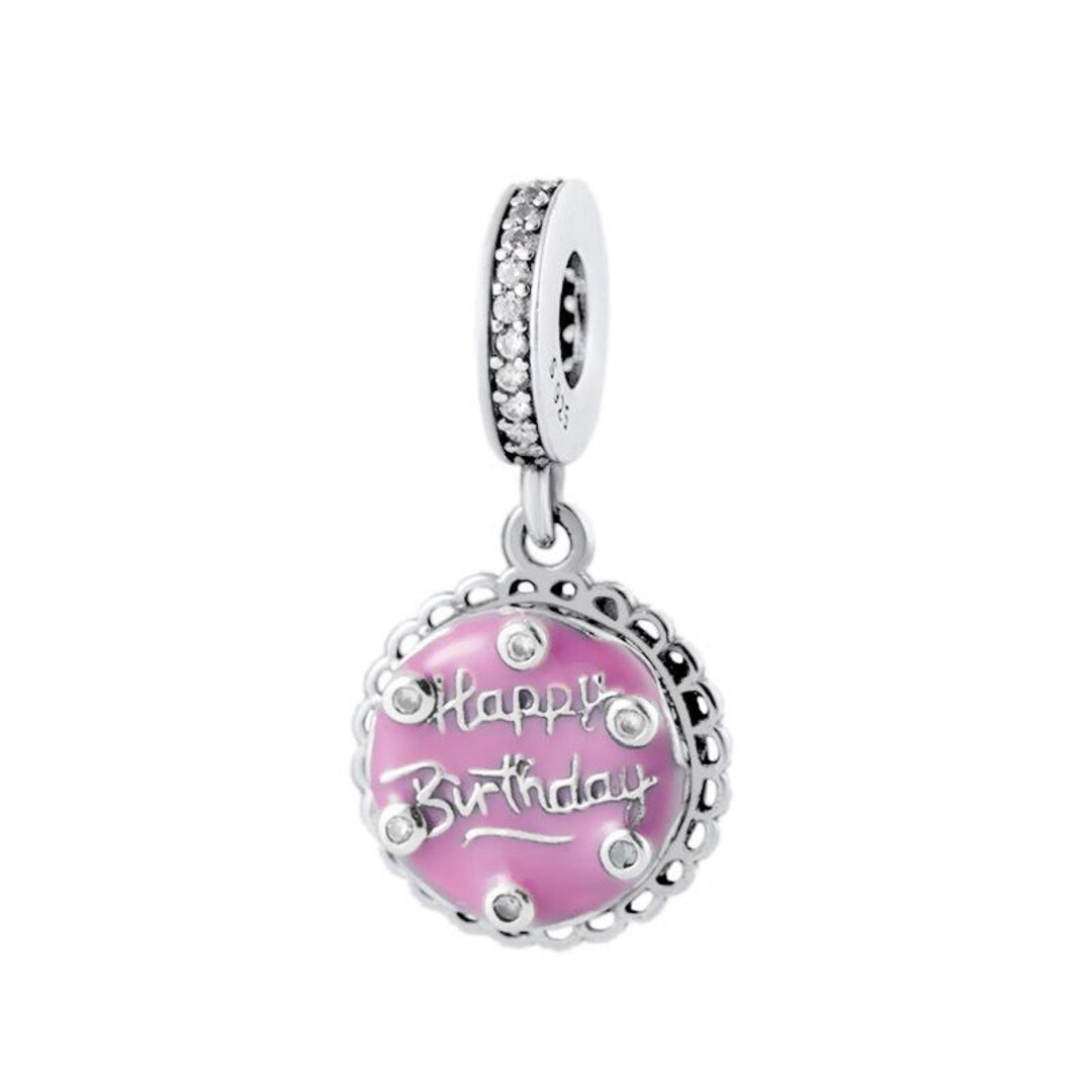 Pandora 2020 Release Pink Dangle Birthday Cake Charm & Free Pop up Box ...