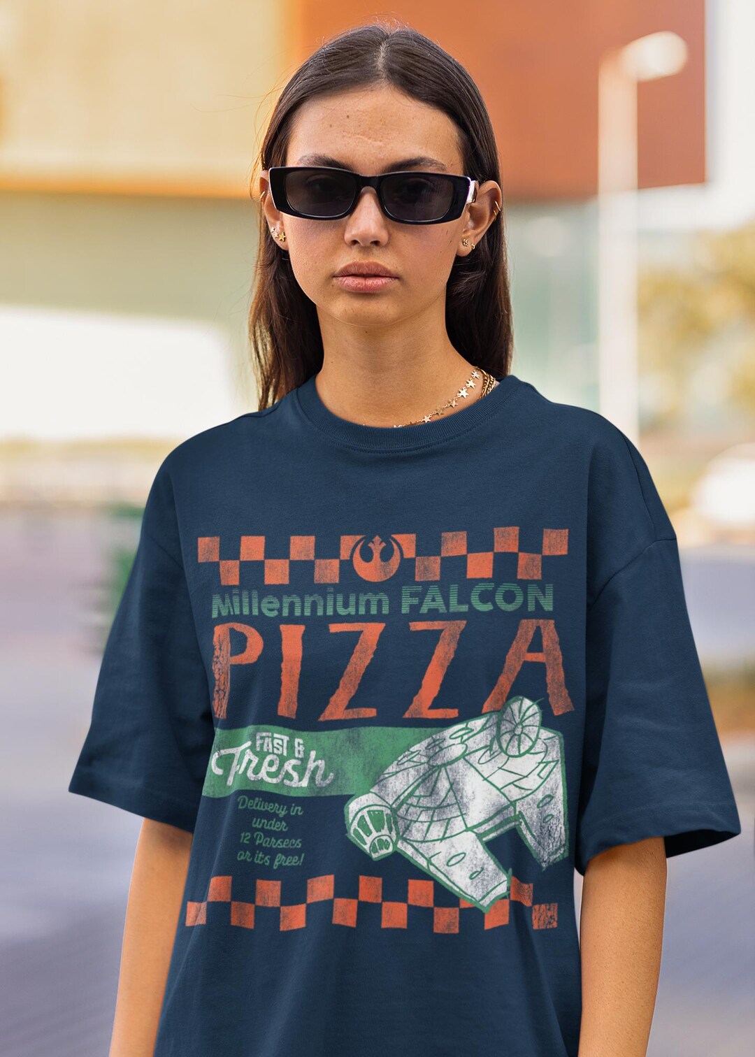 Millennium Falcon Pizza T-shirt – Funny Star Wars Tee - Etsy