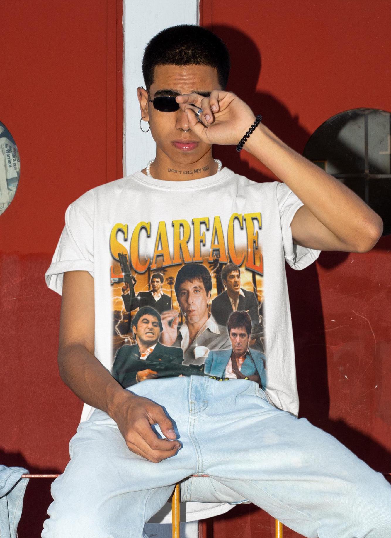 Scarface Tony Montana Graphic Tee, Movie Fan Shirt - Etsy