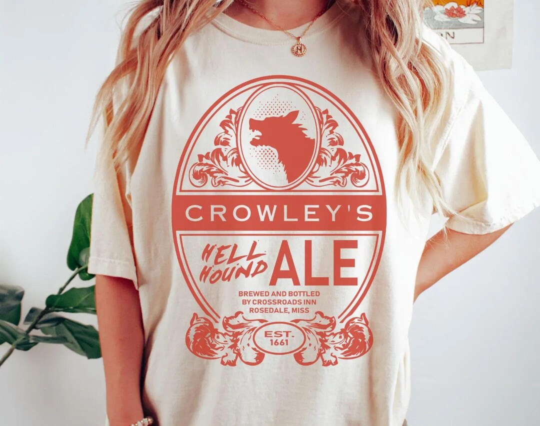 Supernatural Crowley's Hell Hound Ale T-shirt - Etsy