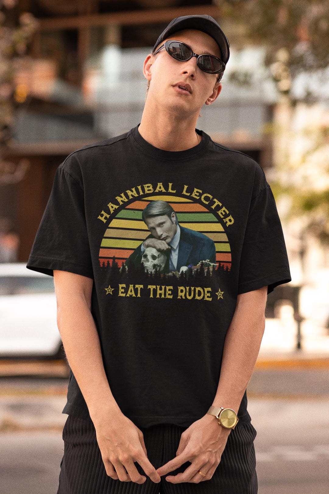 Hannibal Lecter 'eat the Rude' Graphic Tee, TV Series Shirt - Etsy