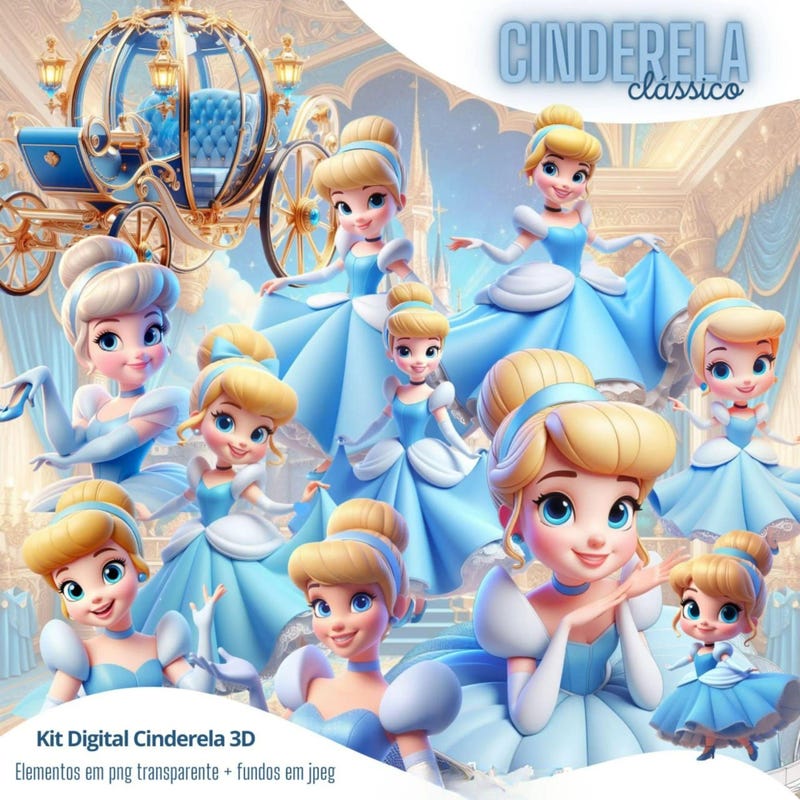 Papercraft 3d Cinderella - Etsy