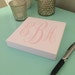Personalized Square Notepad With Monogram - Etsy