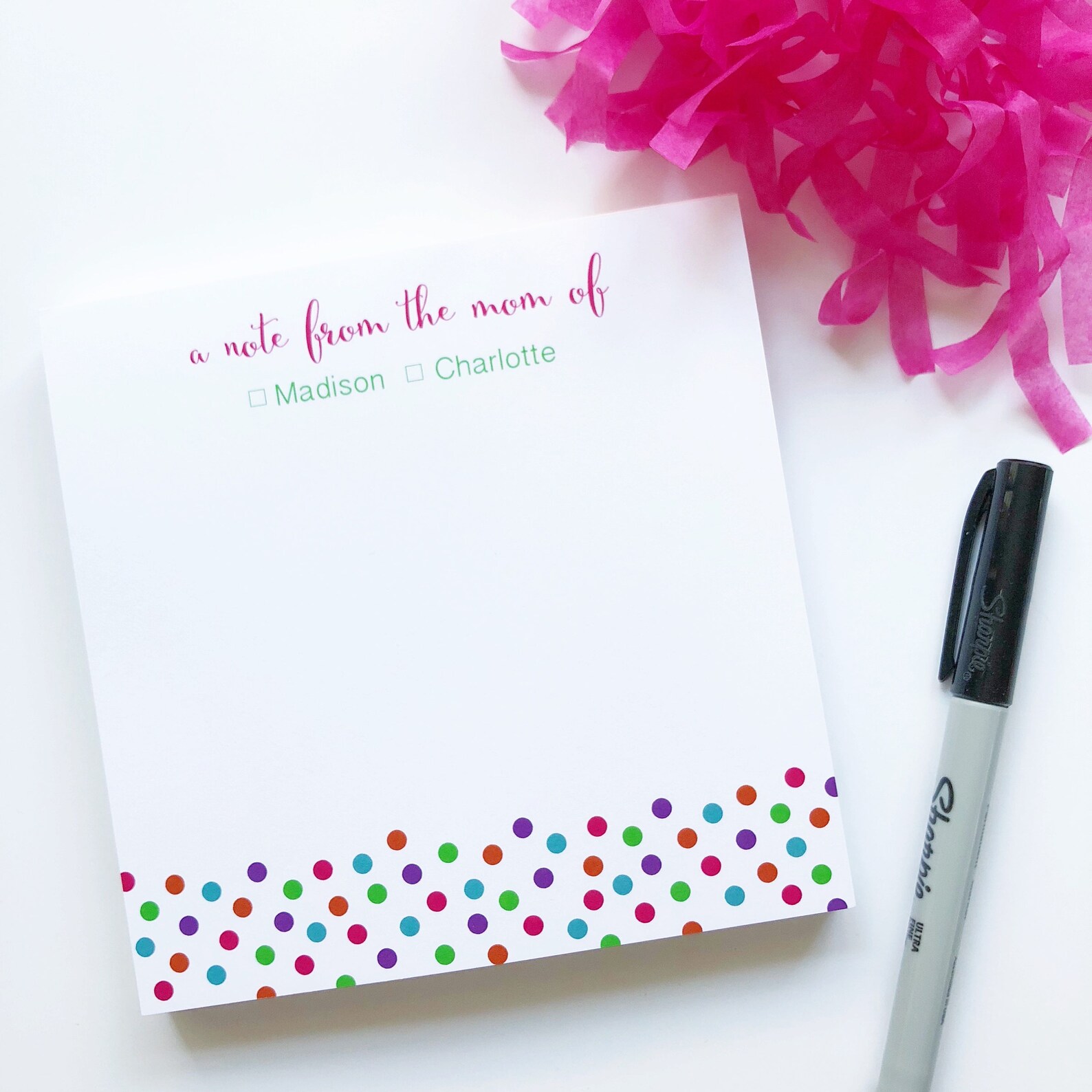 From the Mom of Notepad / Personalized Notepad / Notepads for | Etsy